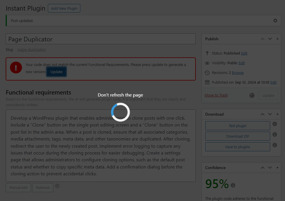 AIKO: Instant Plugins AI Developer by BoldThemes | CodeCanyon